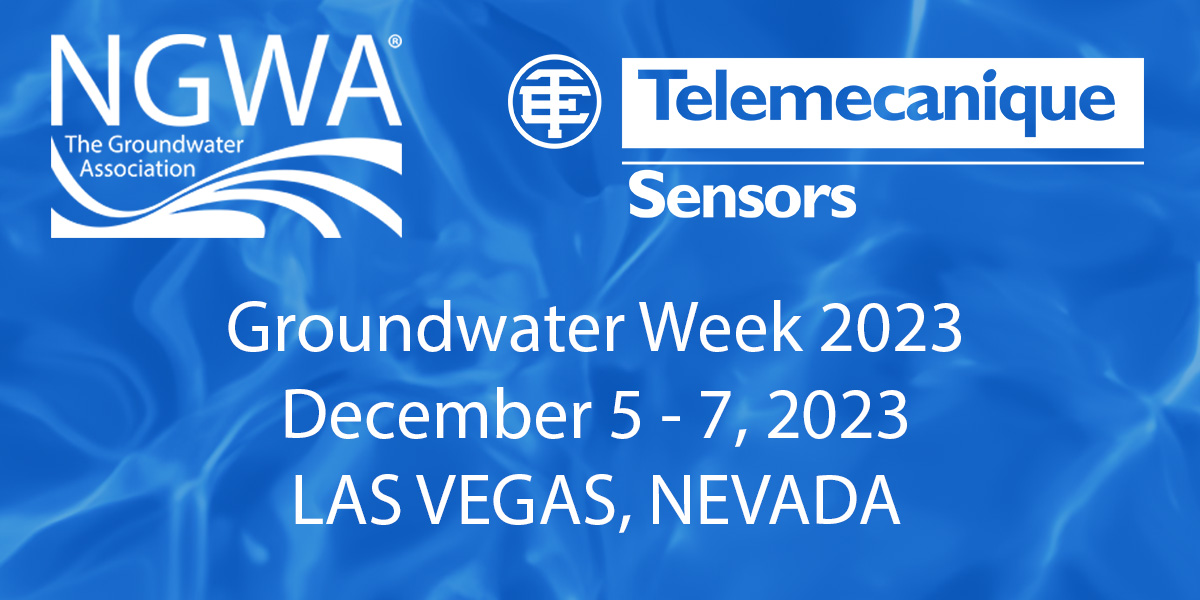 Telemecanique Sensors at Groundwater Week, Las Vegas